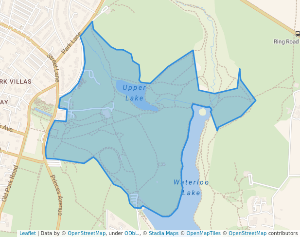 Roundhay Park in Leeds | Map and Routes