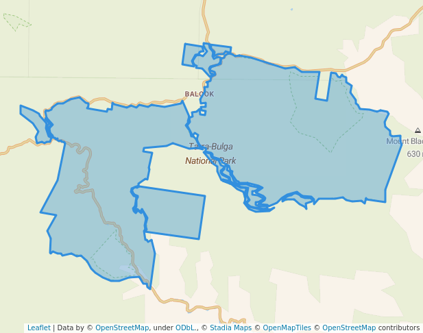 Tarra-Bulga National Park in Balook | Map and Routes