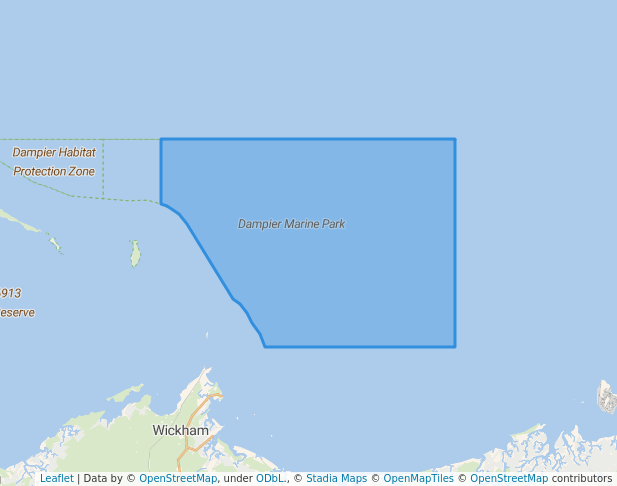 Dampier Multiple Use Zone in Point Samson | Map and Routes