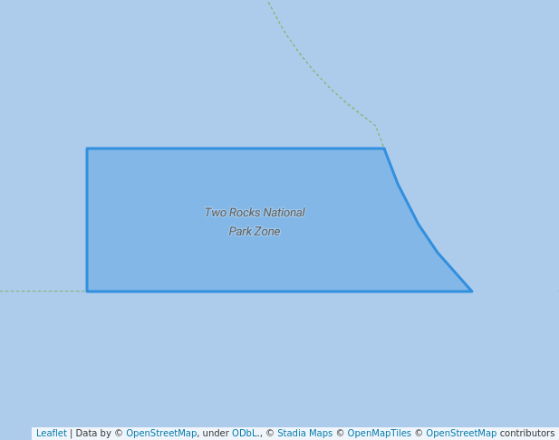 Two Rocks National Park Zone in Mindarie | Map and Routes