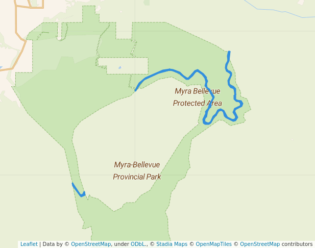 Myra Bellevue Protected Area in Naramata | Map and Routes