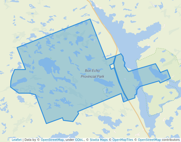 Bon Echo Provincial Park in Cloyne | Map and Routes