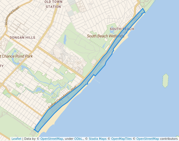 FDR boardwalk and beach in New York | Map and Routes