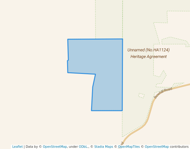 Unnamed (No.HA366) Heritage Agreement in Ettrick | Map and Routes