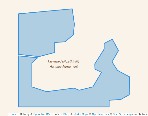 Unnamed (No.HA480) Heritage Agreement in Avenue Range | Map and Routes