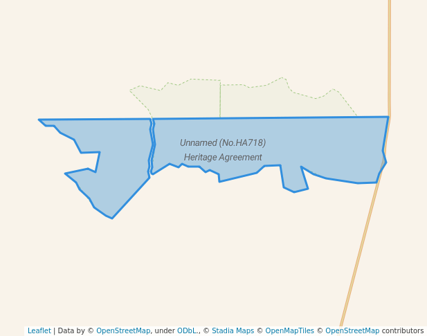 Unnamed (No.HA718) Heritage Agreement in Waddikee | Map and Routes