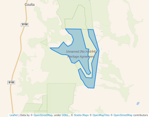 Unnamed (No.HA694) Heritage Agreement in Coulta | Map and Routes