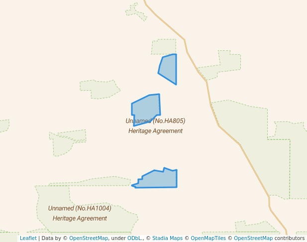 Unnamed (No.HA805) Heritage Agreement in Kringin | Map and Routes