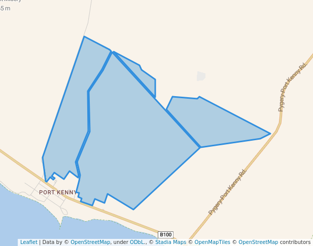Unnamed (No.HA934) Heritage Agreement in Port Kenny | Map and Routes