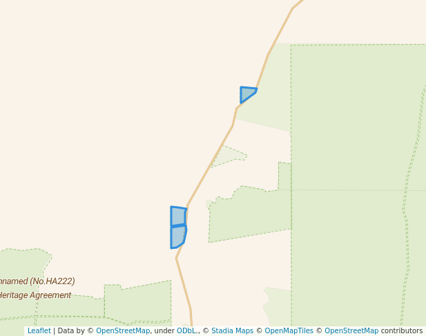 Unnamed (No.HA872) Heritage Agreement in Pinnaroo | Map and Routes