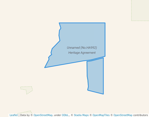 Unnamed (No.HA992) Heritage Agreement in Lameroo | Map and Routes