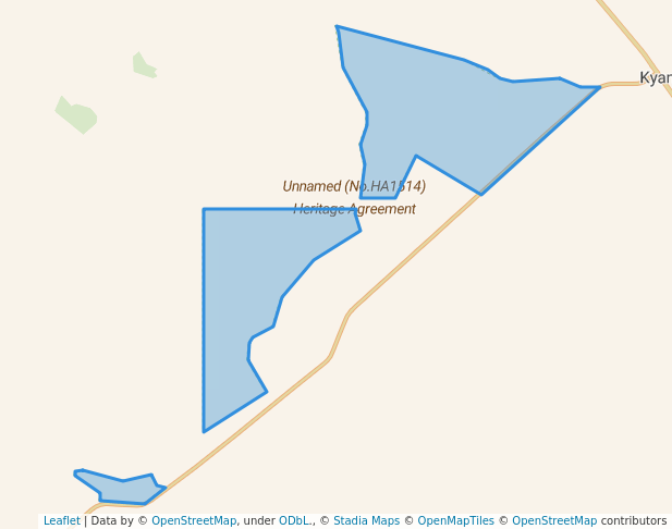 Unnamed (No.HA1514) Heritage Agreement in Wudinna | Map and Routes