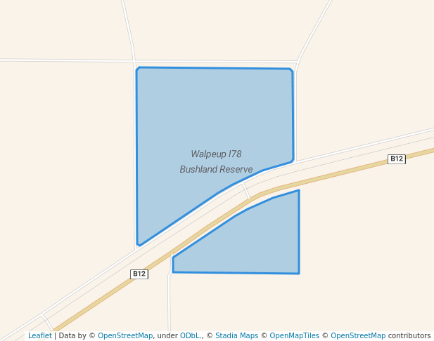 Walpeup I78 Bushland Reserve in Walpeup | Map and Routes