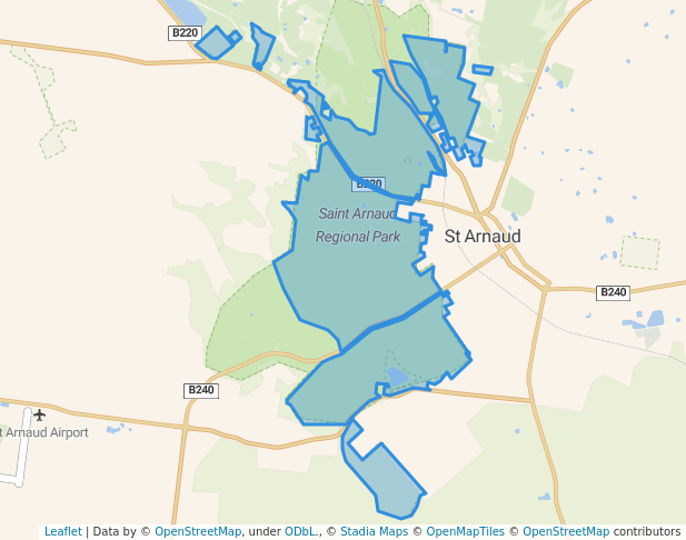 St Arnaud Regional Park in Saint Arnaud | Map and Routes