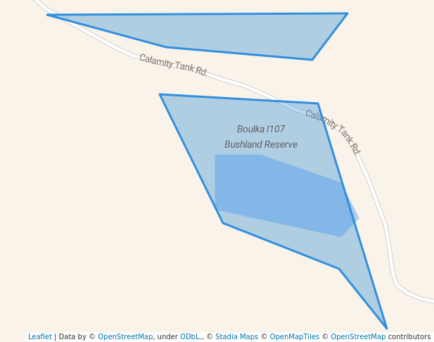 Boulka I107 Bushland Reserve in Ouyen | Map and Routes