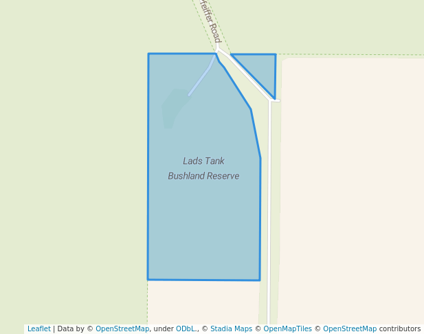 Lads Tank Bushland Reserve in Tempy | Map and Routes