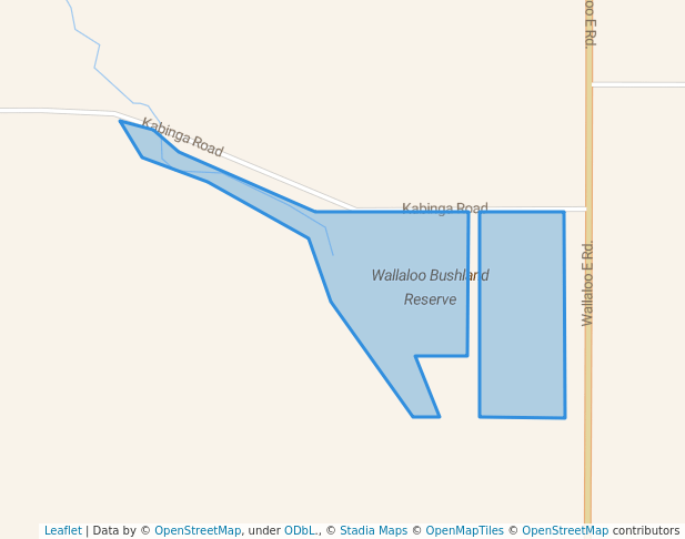 Wallaloo Bushland Reserve in Wallaloo East | Map and Routes
