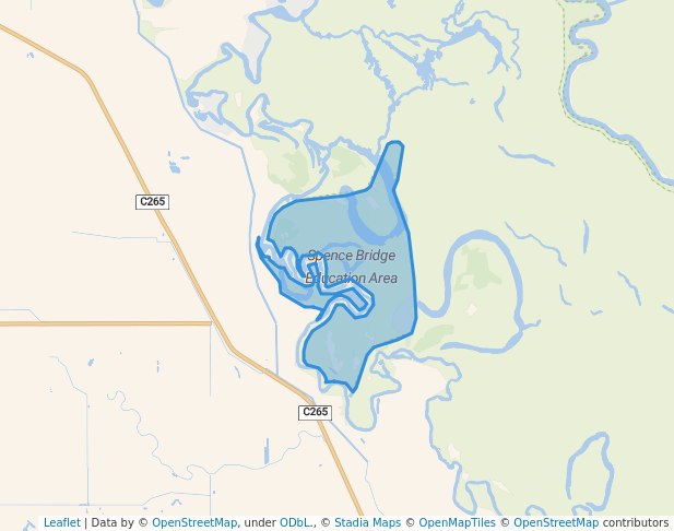 Spence Bridge Education Area in Cohuna | Map and Routes
