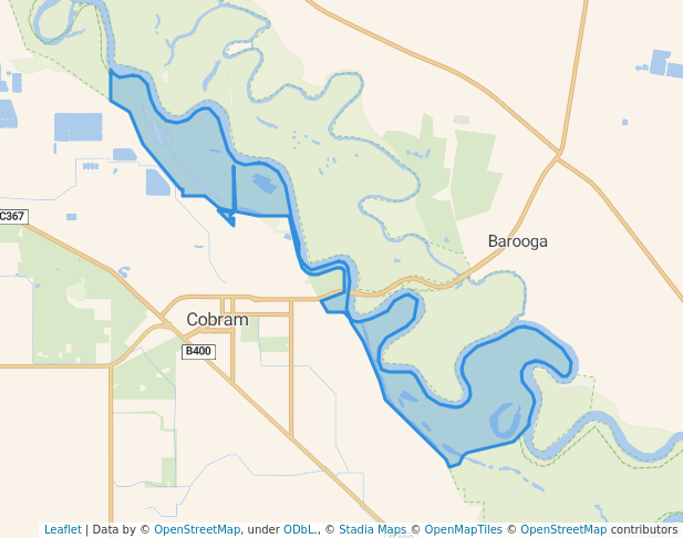 Cobram Regional Park in Cobram | Map and Routes