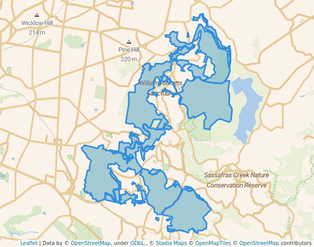 Dandenong Ranges National Park in Olinda | Map and Routes