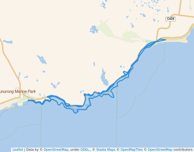 Bunurong Coastal Reserve in Inverloch | Map and Routes
