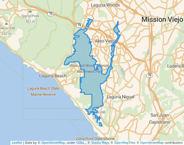 Aliso and Wood Canyons Wilderness Park in Aliso Viejo | Map and Routes