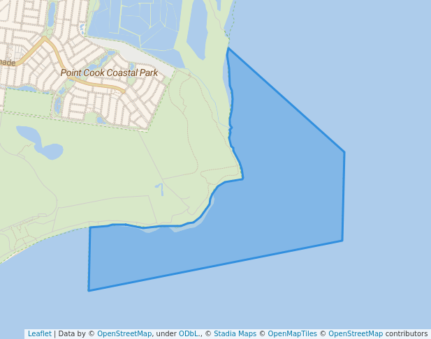 Point Cooke Marine Sanctuary in Point Cook | Map and Routes