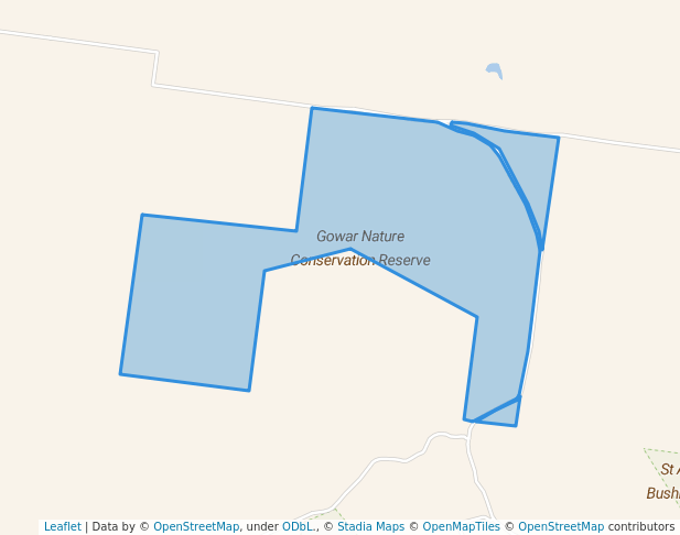 Gowar Nature Conservation Reserve in Slaty Creek | Map and Routes