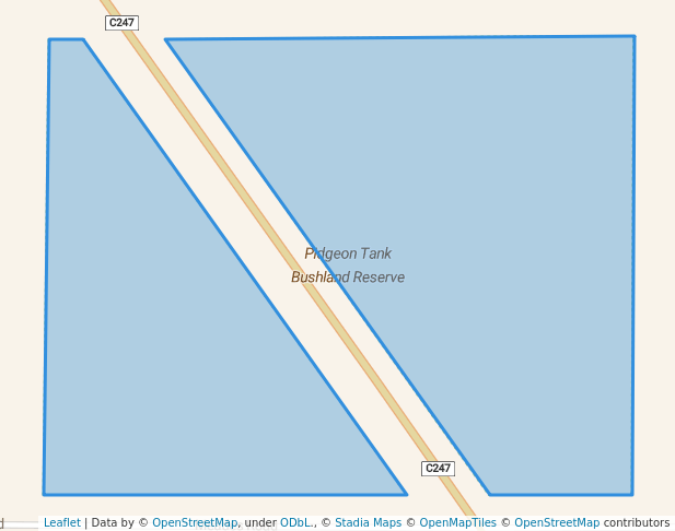 Pidgeon Tank Bushland Reserve in Walpeup | Map and Routes