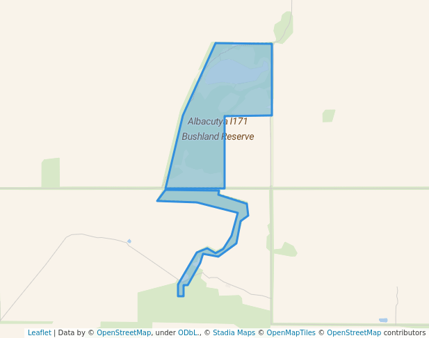 Albacutya I171 Bushland Reserve in Rainbow | Map and Routes
