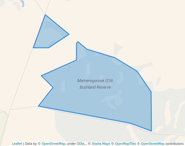 Mamemgorook I236 Bushland Reserve in Underbool | Map and Routes