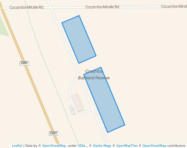 Cocamba Bushland Reserve in Cocamba | Map and Routes