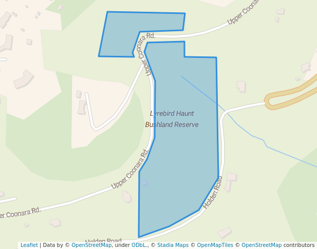 Lyrebird Haunt Bushland Reserve in Olinda | Map and Routes