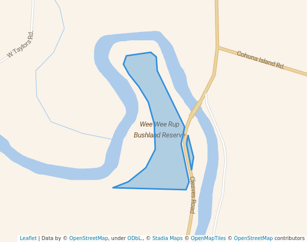 Wee Wee Rup Bushland Reserve in Wee Wee Rup | Map and Routes