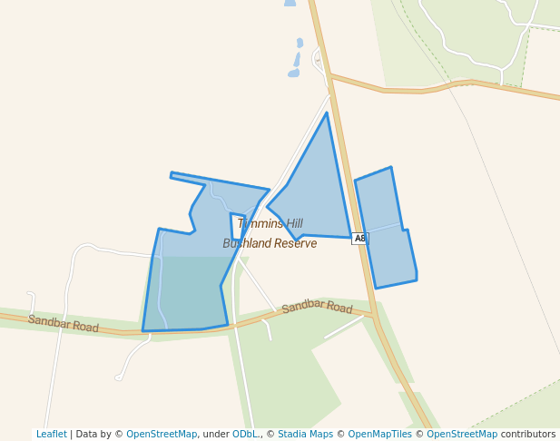 Timmins Hill Bushland Reserve in Deep Lead | Map and Routes