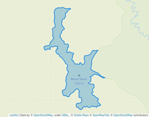 Mount Sarah Natural Features and Scenic Reserve in Wongungarra | Map ...