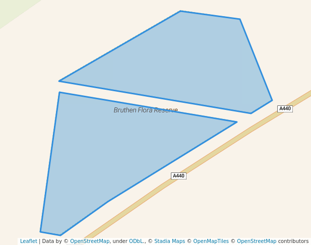 Bruthen Flora Reserve in Woodside | Map and Routes