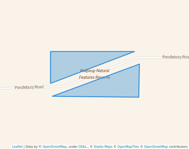 Walpeup Natural Features Reserve in Ouyen | Map and Routes