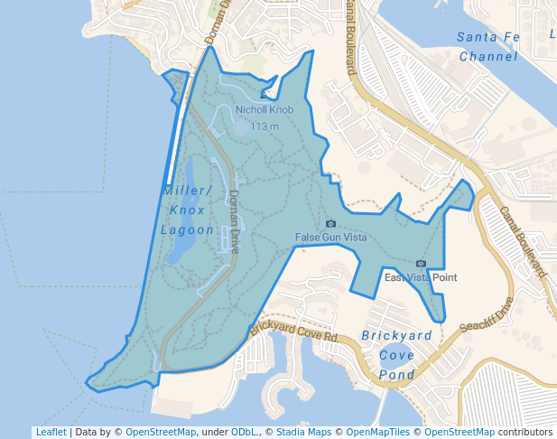 Miller/Knox Regional Shoreline in Richmond | Map and Routes
