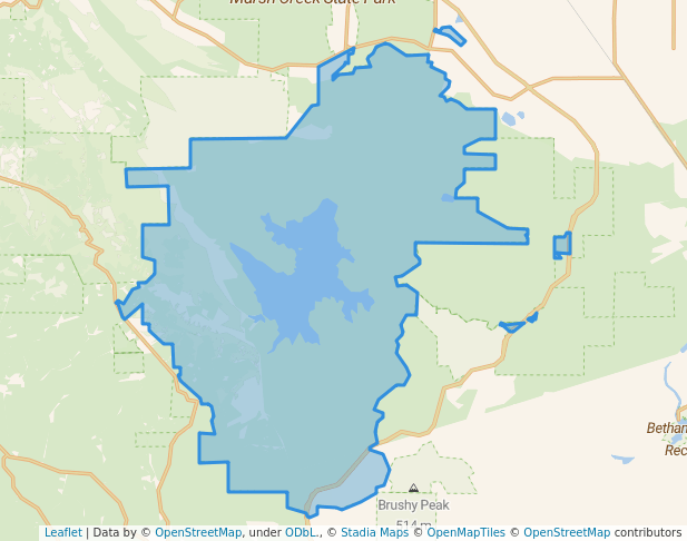 Los Vaqueros Reservoir and Watershed in Livermore | Map and Routes