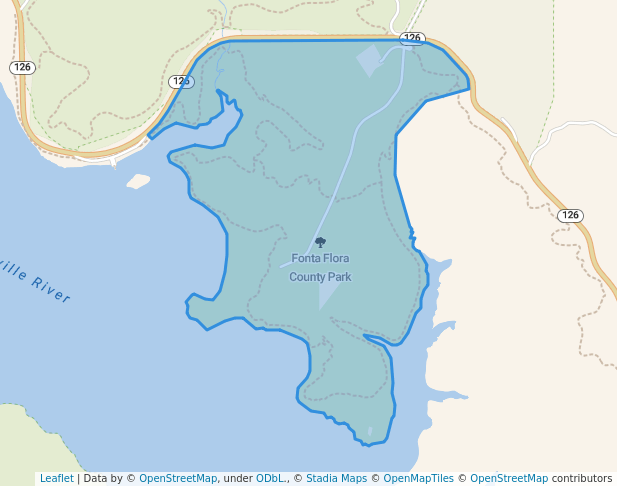 Fonta Flora County Park in Morganton | Map and Routes