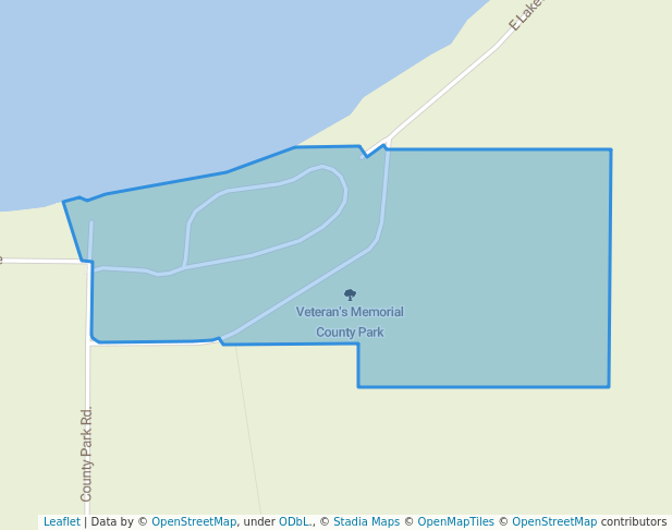 Veteran's Memorial County Park in Crandon | Map and Routes