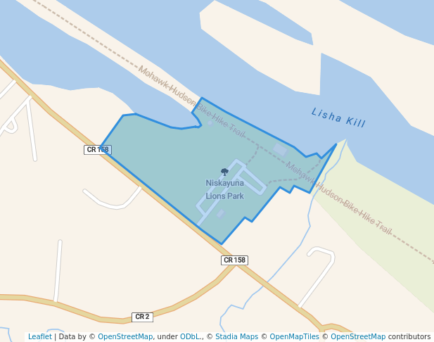 Niskayuna Lions Park in Schenectady | Map and Routes