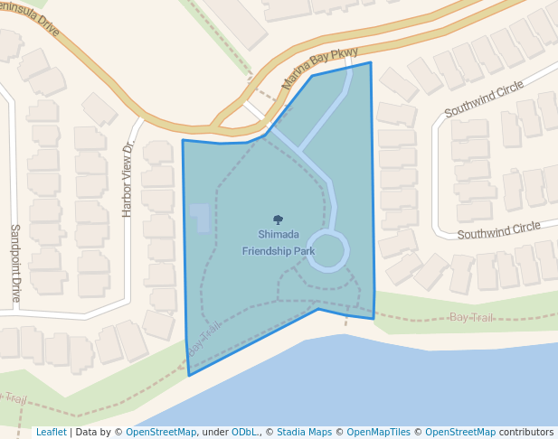 Shimada Friendship Park in Richmond | Map and Routes