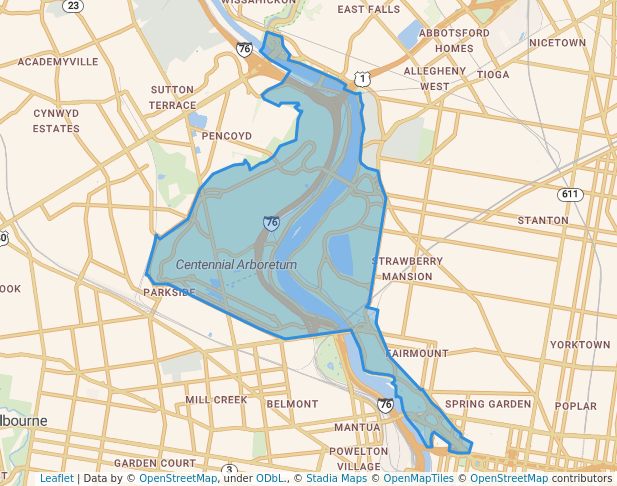 Fairmount Park in Philadelphia | Map and Routes