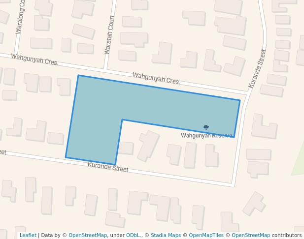 Wahgunyah Reserve in Langwarrin | Map and Routes