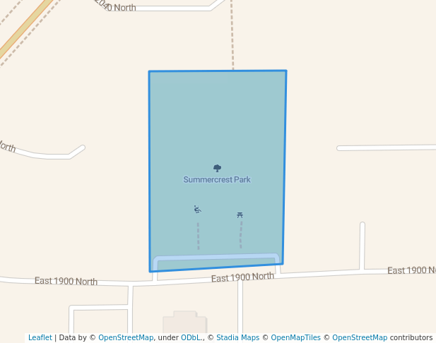 Summercrest Park in Lehi | Map and Routes