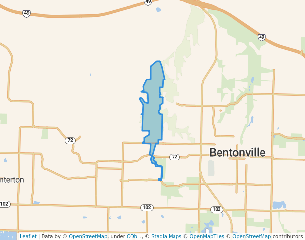 Coler MTB Park in Bentonville | Map and Routes