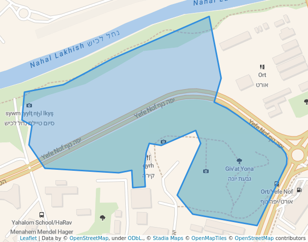 Giv'at Yona in Ashdod | Map and Routes