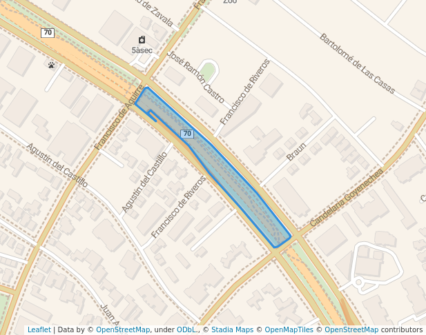 Parque Vespucio in Vitacura | Map and Routes
